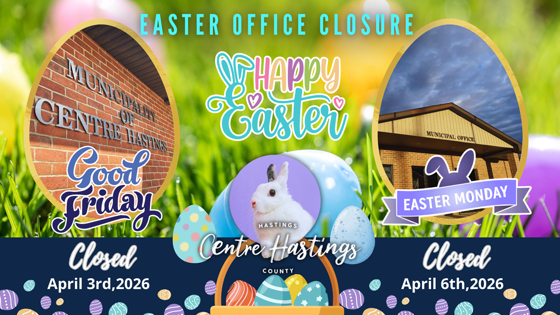 Easter Holiday Hours – Office Closure Notice - Municipality of Centre ...