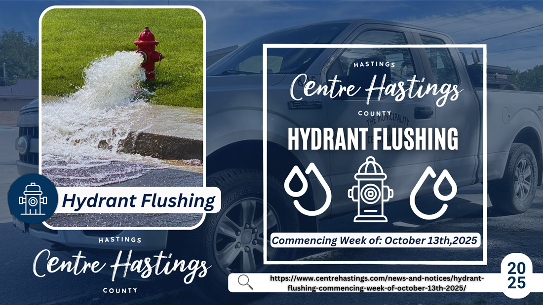 Hydrant Flushing Commencing Week of: October 13th,2025 - Municipality ...